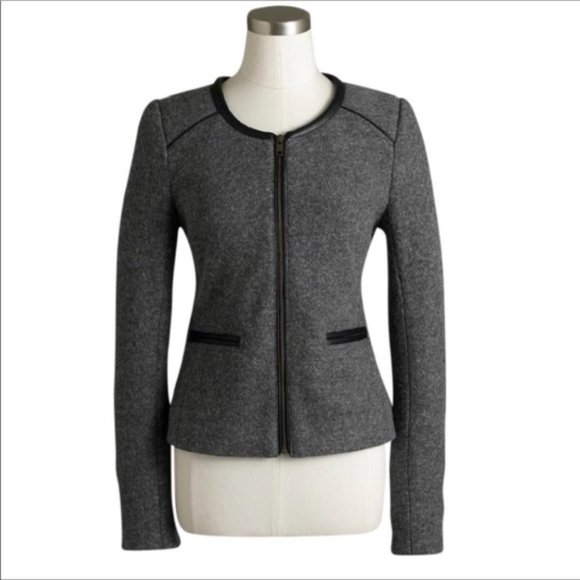 J. Crew | Jackets & Coats | Nwt J Crew Factory Wool Jacket | Poshmark